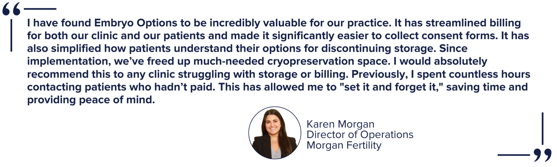 eIVF + Embryo Options Interface - Streamline Cryostorage and Disposition Management - eIVF
